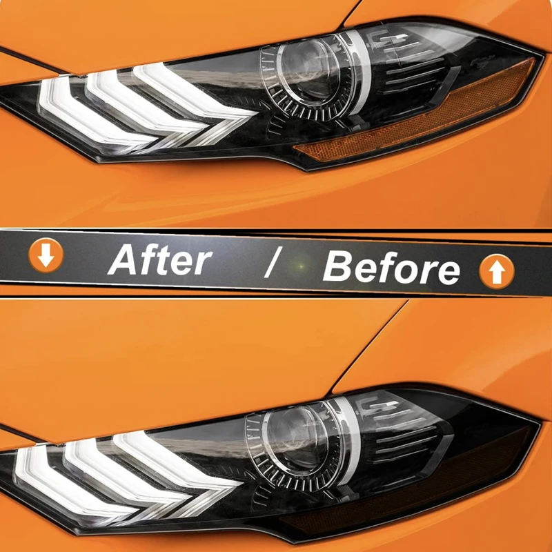 2018-2021 Ford Mustang Headlight Side Marker Tint Vinyl Headlight ...