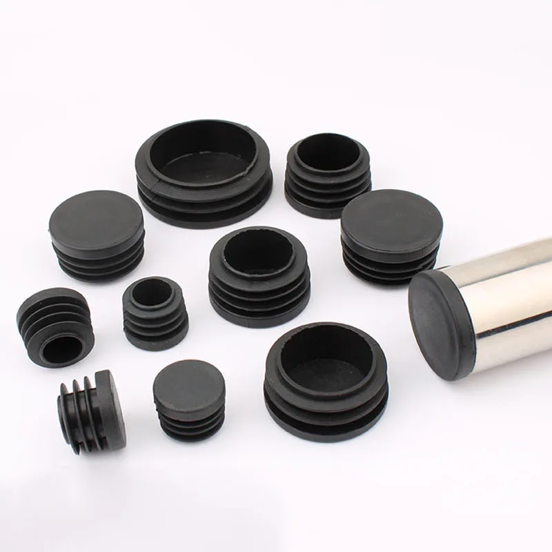 24ship-Round-Steel-Pipe-Plastic-Hole-Plug-Insert-End-Cap-Furniture ...