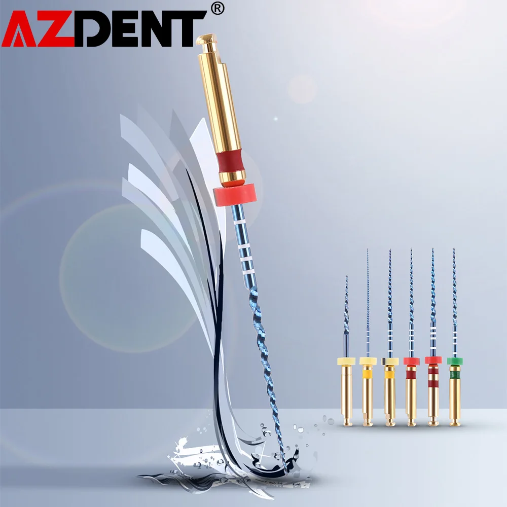 6pcs/box Dental 25mm Endo File Engine Use Root Canal Instrument Niti ...