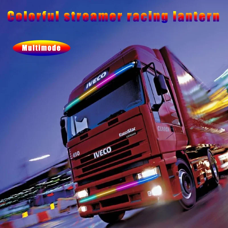 24v Truck Led Streamer Light Colorful Atmosphere Light Car Racing Light ...