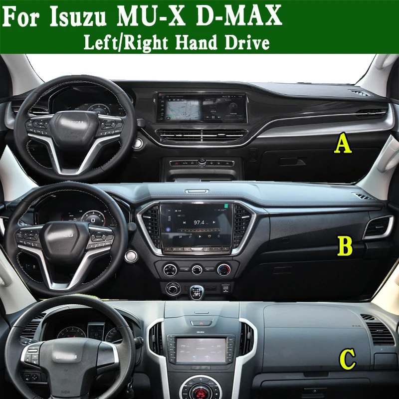 For-Isuzu-MU-X-D-MAX-V-Cross-Dashmat-Dashboard-Cover-Instrument-Panel ...