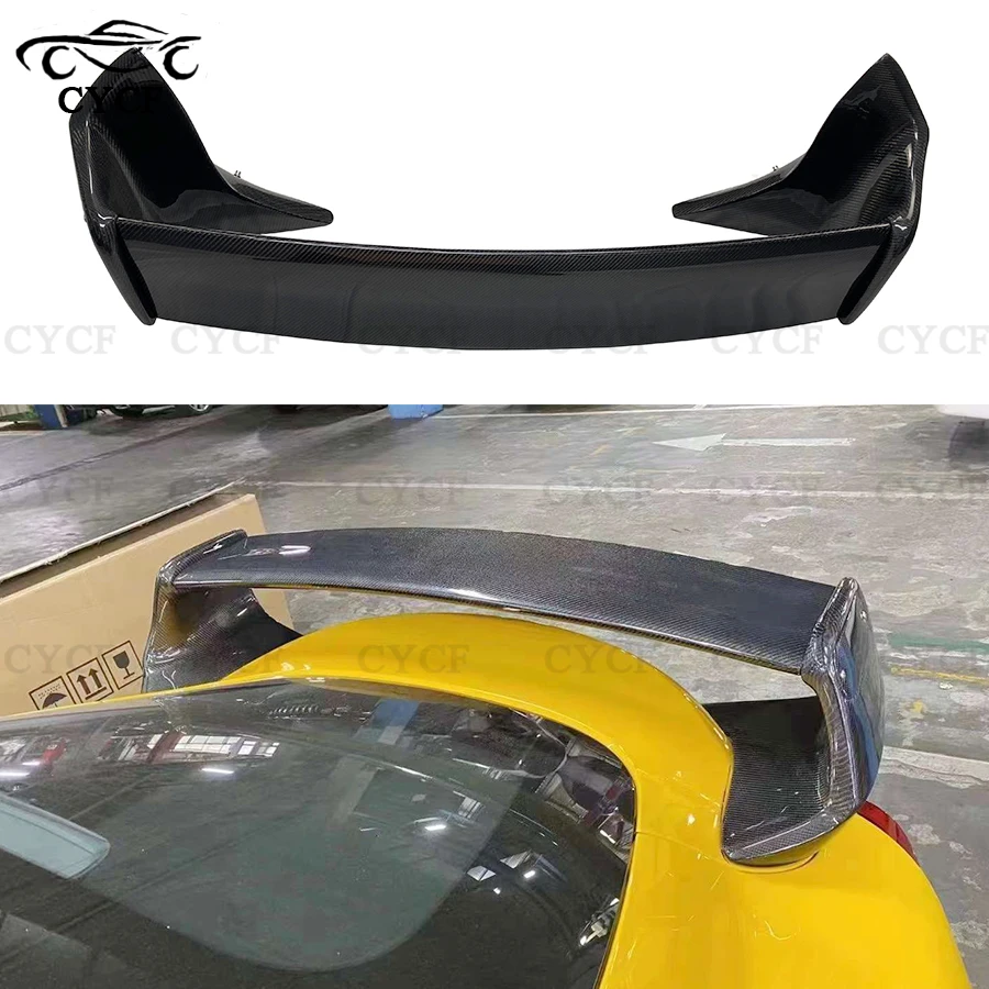 For-Toyota-Supra-A90-A91-MK5-2019-ST-style-carbon-fiber-rear-spoiler ...