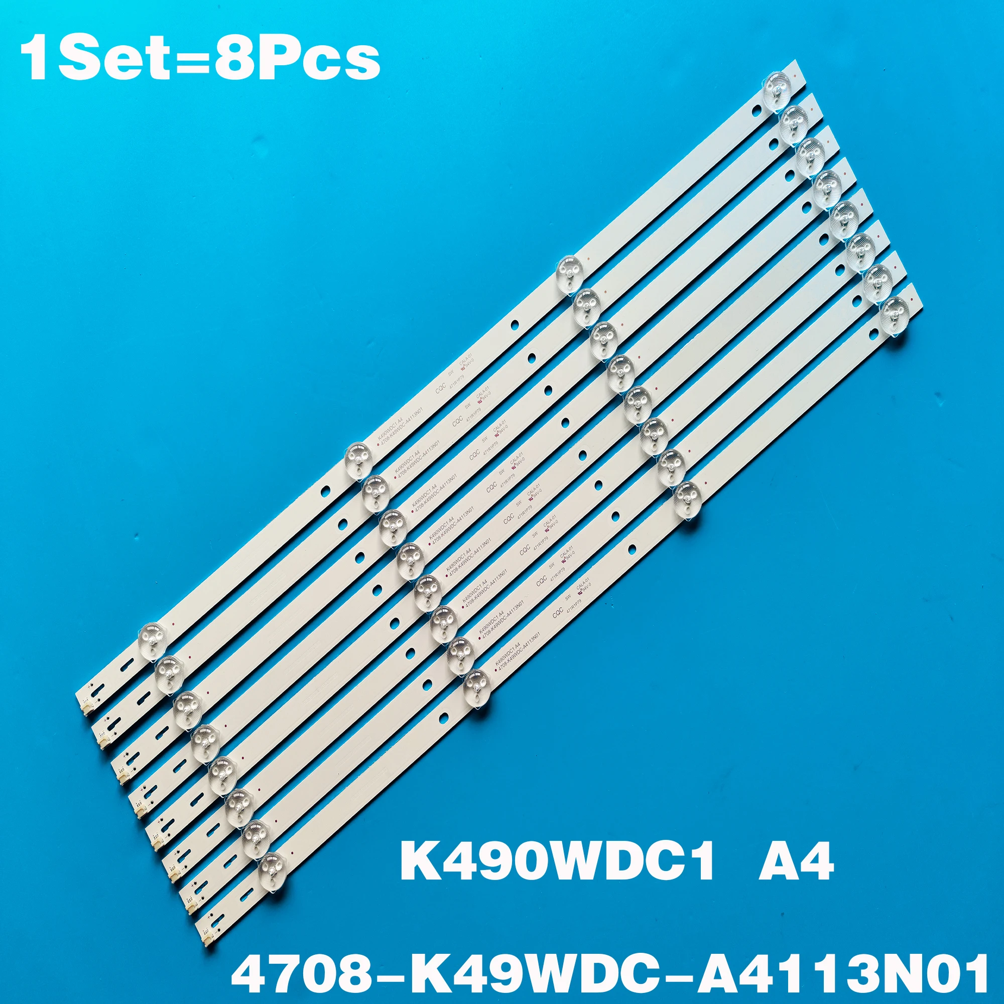 8 PCS/set LED Backlight Strip For 49U5070 49PUF6032 49DL4012N K490WDC1 ...