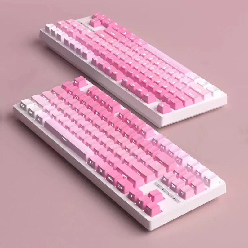 Valentine-Pink-Keycaps-PBT-Material-OEM-Profile-Backlit-NonBacklit-for ...
