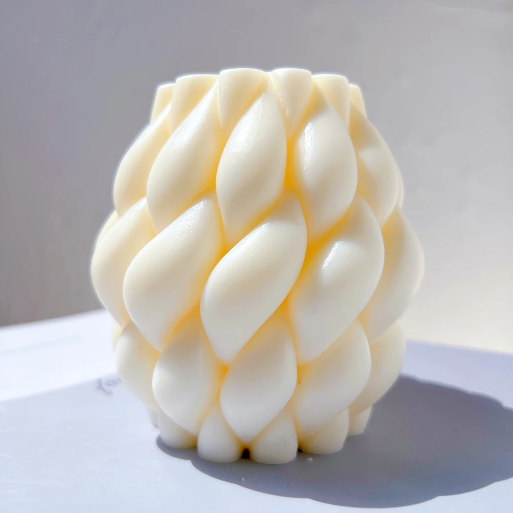 10CM-Small-Size-Twirl-Raindrop-Shape-Candle-Mold-Aesthetic-Swirl-Home ...