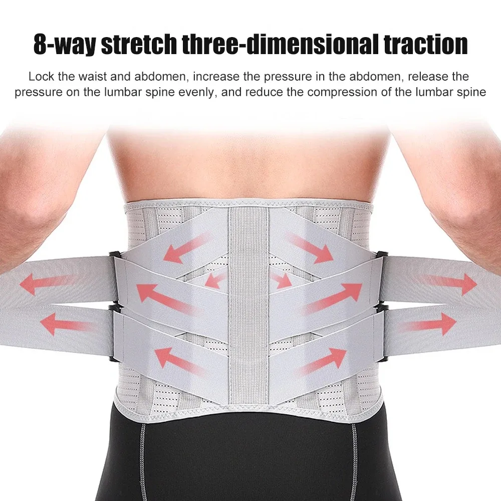 1PCS Back Support Lower Back Brace Provides Back Pain Relief-Breathable ...