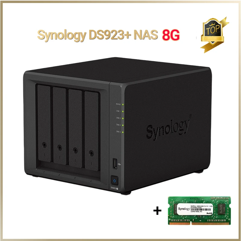 Synology-DS923-8G-Synology-Original-4G-NAS-4-Bay-Diskless-Network-Cloud ...
