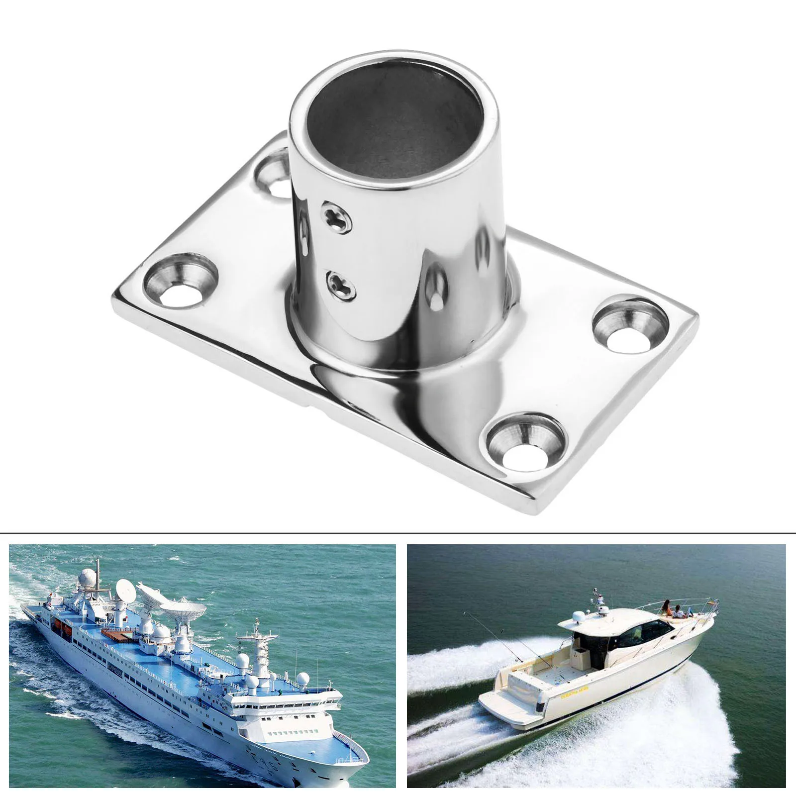 Gohantee Stainless Steel Boats Accessories Marine Fit Boat 90 Degree ...