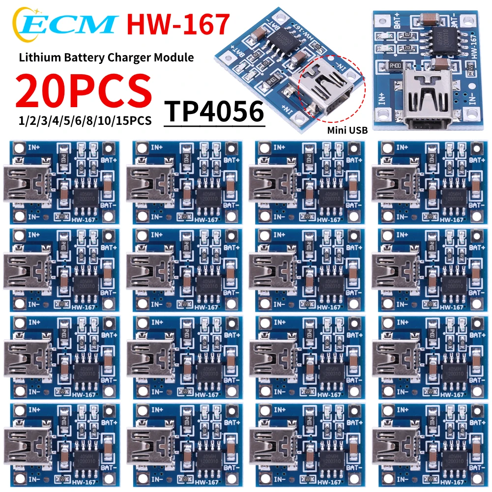 TP4056-5V-1A-Lithium-Battery-Charging-Board-Mini-USB-Battery-Charger ...