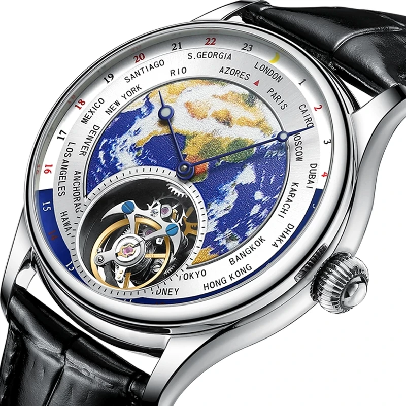 Mechanical Tourbillon Watch | Giv Men Mechanical Watches | Tourbillon ...