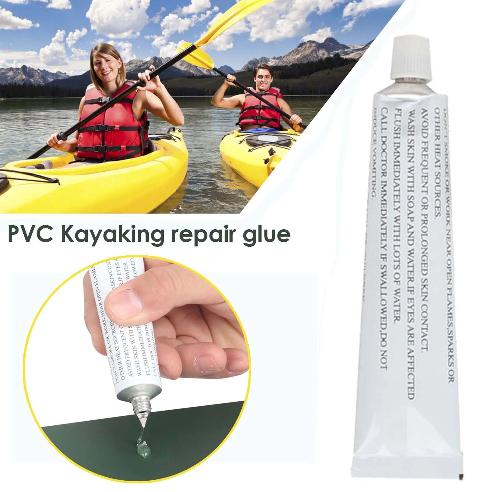 30ml/60ml Kayak Tube Repair Glue Inflatable Boat Paddleboard Swimming ...