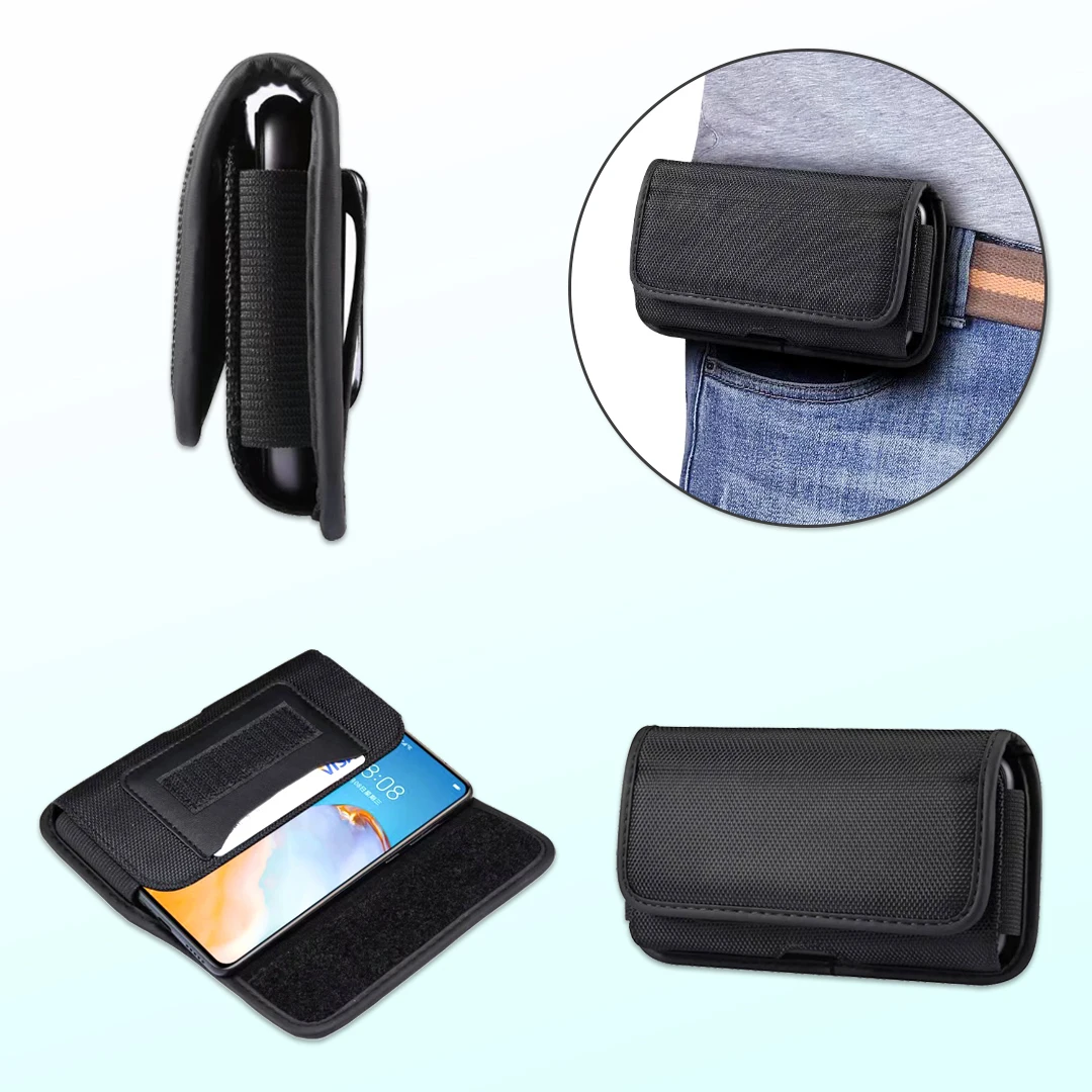 Oxford-Belt-Clip-Phone-Case-Waist-Bag-For-Huawei-Mate-40-30-P40-P30-P20 ...