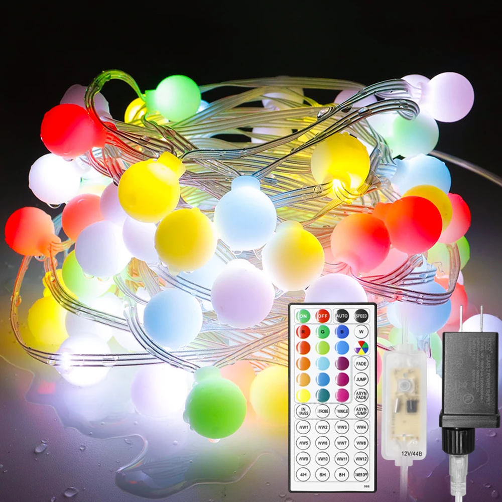 Christmas-LED-String-Lights-DC12V-WS2811-WS2812B-Ball-Chain-Lights ...