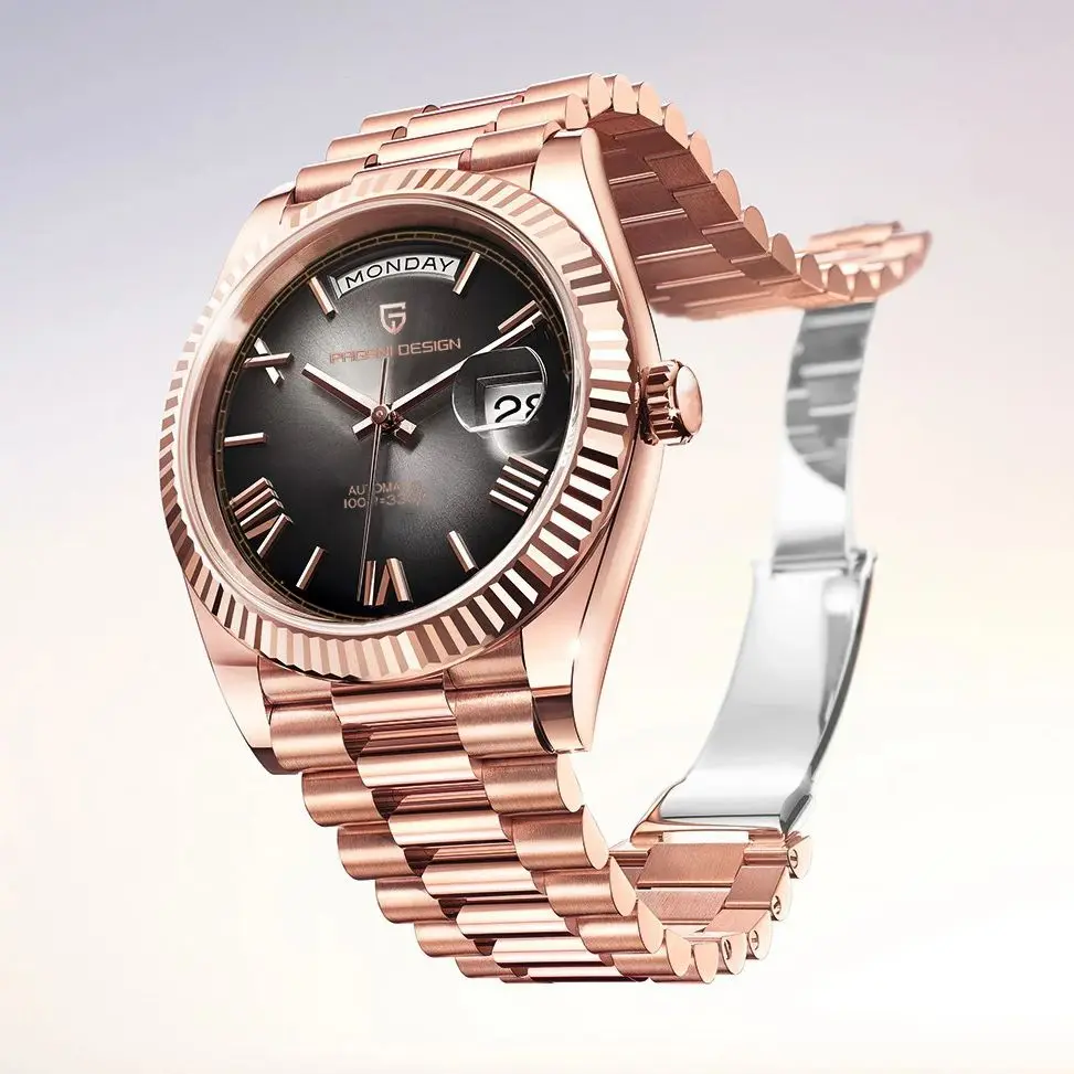 PAGANI-DESIGN-2024-New-Luxury-Rose-Gold-DD40-Automatic-Watch-For-Men ...