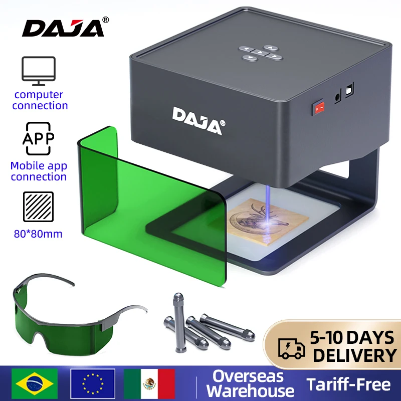 DAJA-DJ6-Laser-Engraver-Logo-Marker-Machine-for-Household-Woodwork ...