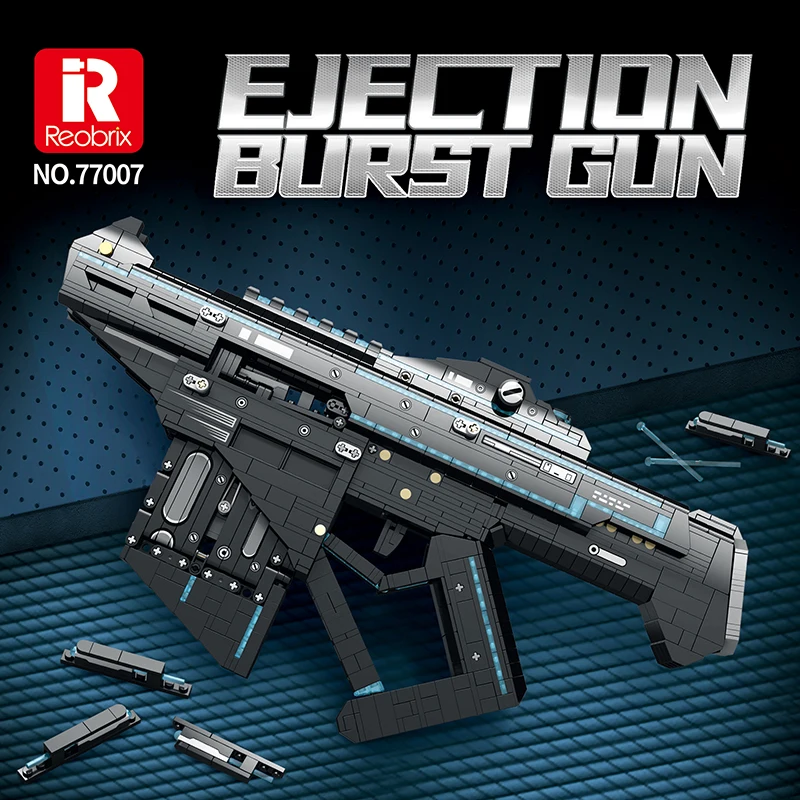 Reobrix 77007 Power Ejection Burst ยิง Building Block Gun เปิดตัวชุด ...