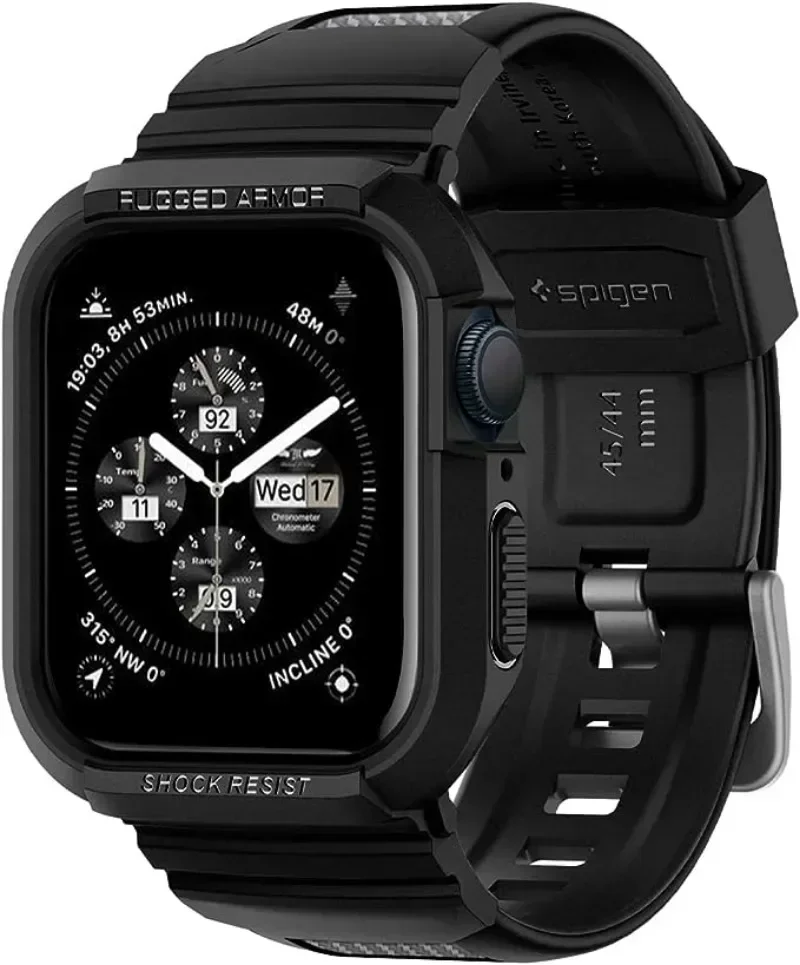 Rugged-Armor-Pro-Designed-for-Apple-Watch-Ultra-2-Rubber-Case-with-Band ...