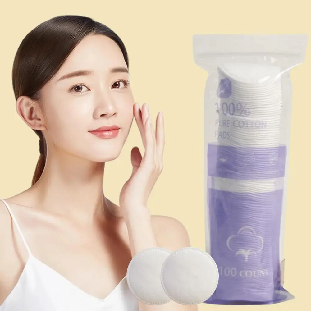 100Pcs-pack-Facial-Make-Up-Cosmetic-Cotton-Pads-Round-Soft-Makeup-Nail ...