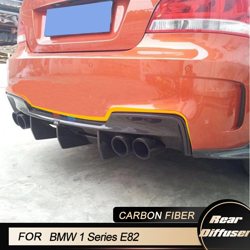 Car-Rear-Bumper-Diffuser-Lip-Spoiler-For-BMW-1-Series-E82-1M-Bumper ...