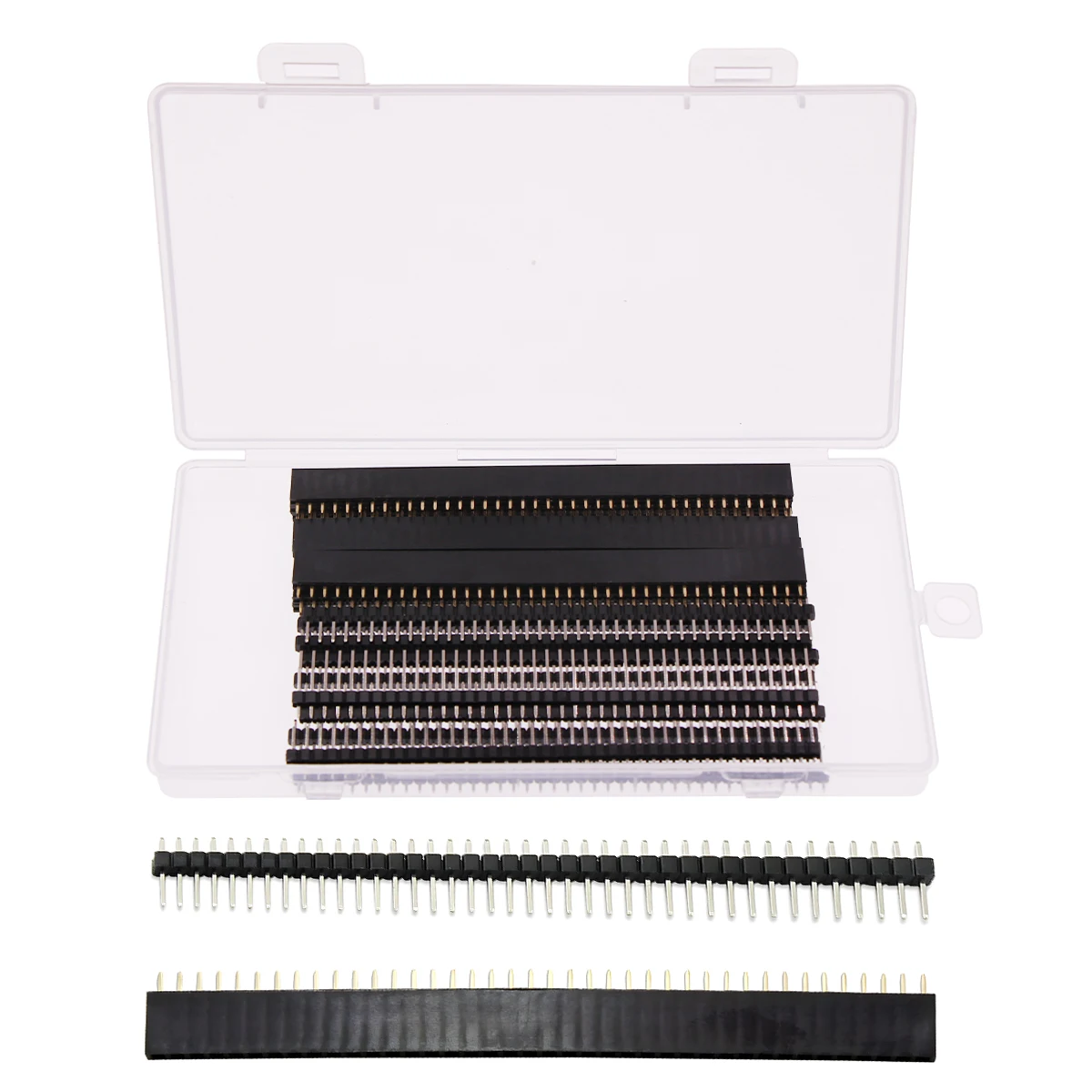 Moviitroni-20PCS-2-54mm-Male-and-Female-Pin-Header-Connectors-40Pin ...