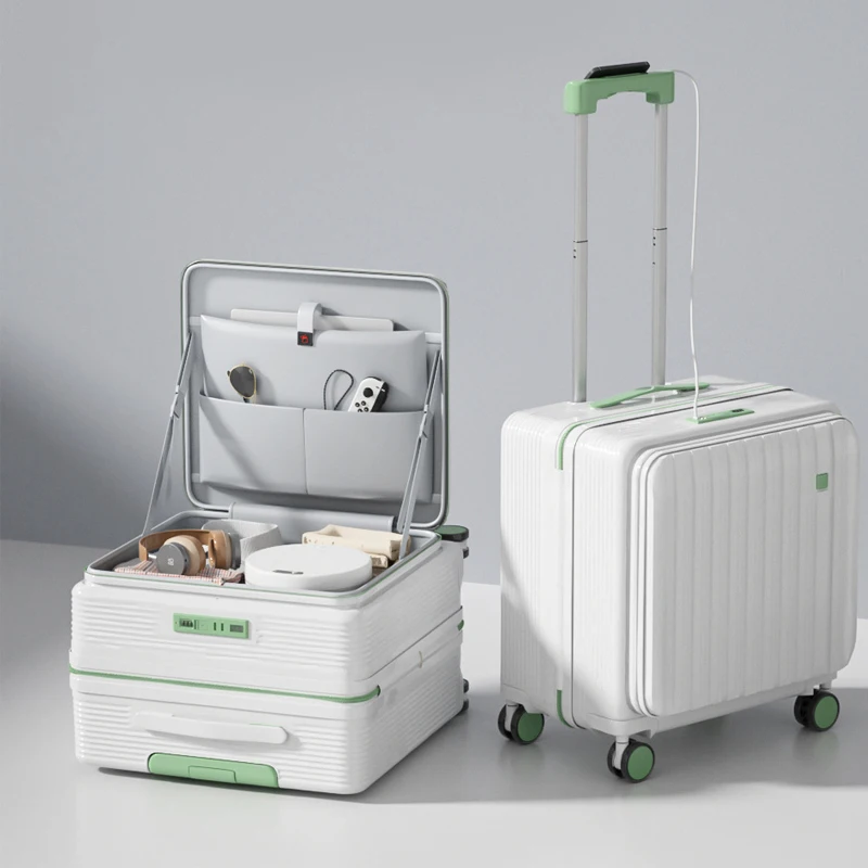 18/20 Inch Boarding box Small Side Opening Suitcase Multifunctional Men ...