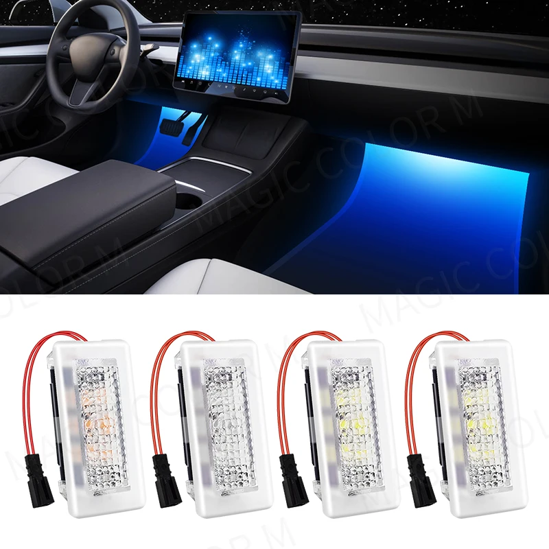 Luces-LED-de-ambiente-para-coche-iluminaci-n-Interior-ultrabrillante ...