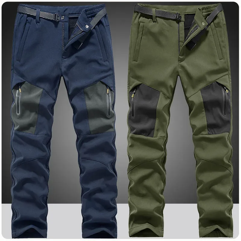 Cal-as-de-esqui-forrado-imperme-vel-de-l-softshell-masculino-cal-as-t ...