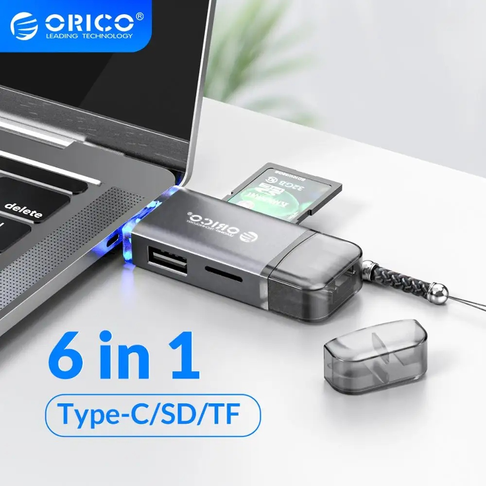 4 1 Card Reader 3.0 Tf Otg Micro Usb | Orico Usb 3.0 Memory Card Reader ...