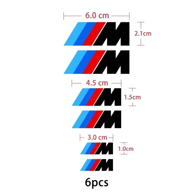 6 adet araba fren kaliperi Sticker BMW M guc performans icin is ya dayan kl c kartma F10 F31 E36 E39 E87 E90 X3 X5 G20 G30 AliExpress 34