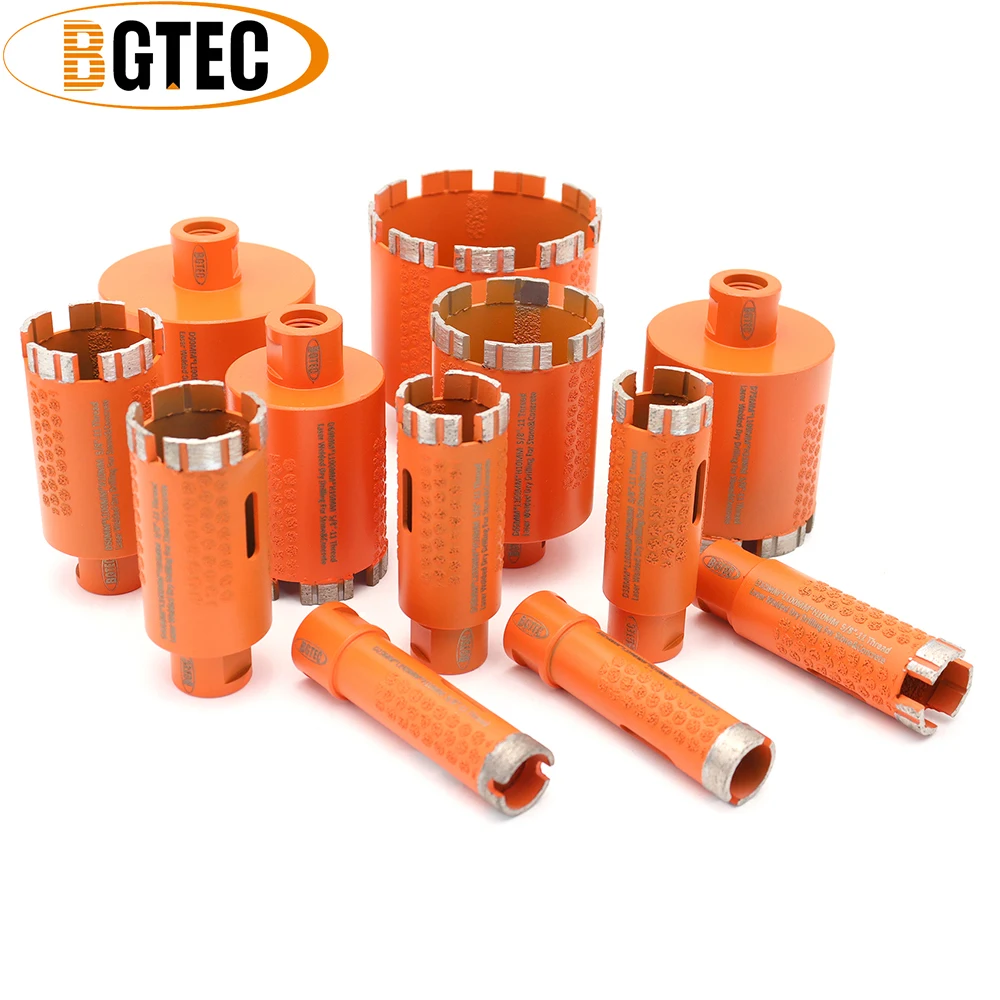 BGTEC-1pc-Welded-Diamond-Drill-Core-Bits-Brazed-Protection-Dia20-100mm ...