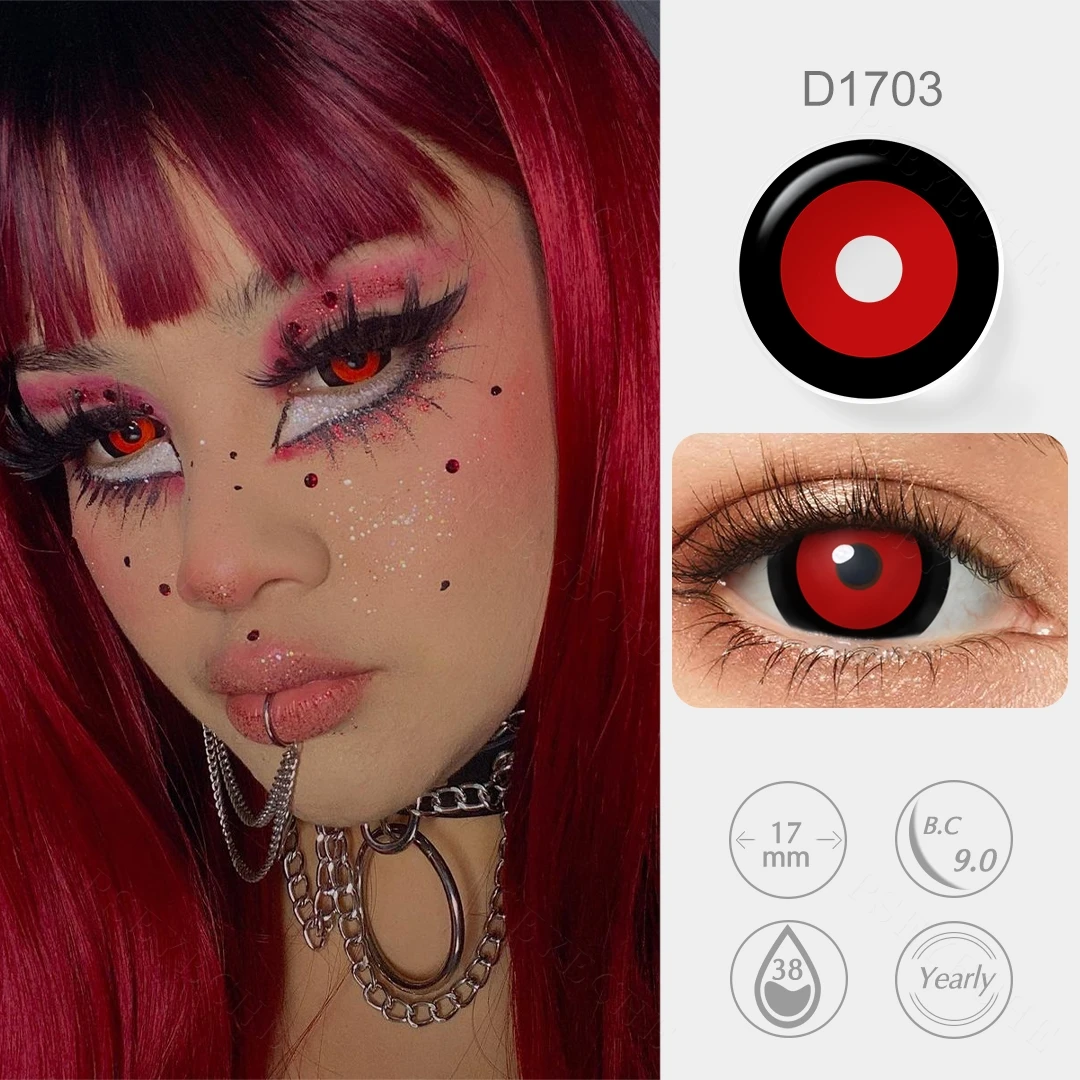 Mini Black Sclera Contacts