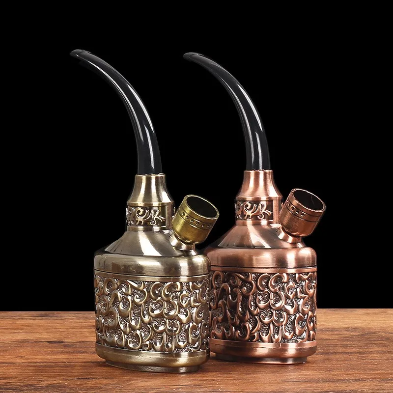 Multifunctional-Hookah-Portable-Mini-Hookah-Metal-Tube-Filter-Pipe-Men ...