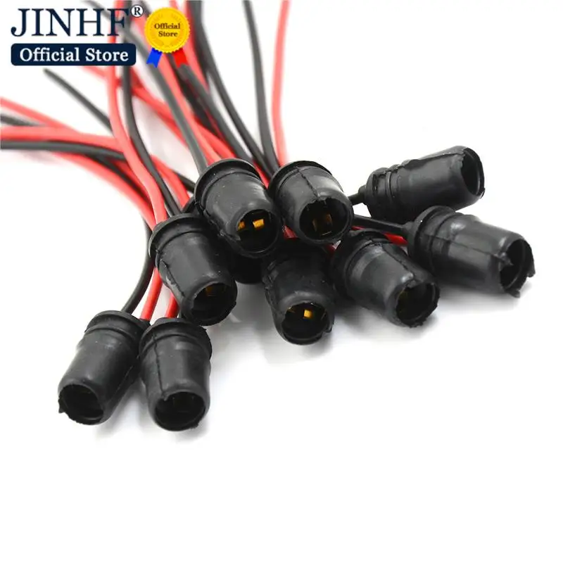 10Pcs W5W T10 Light Bulb Socket Holder Fit for Cars Trucks Boats Soft ...