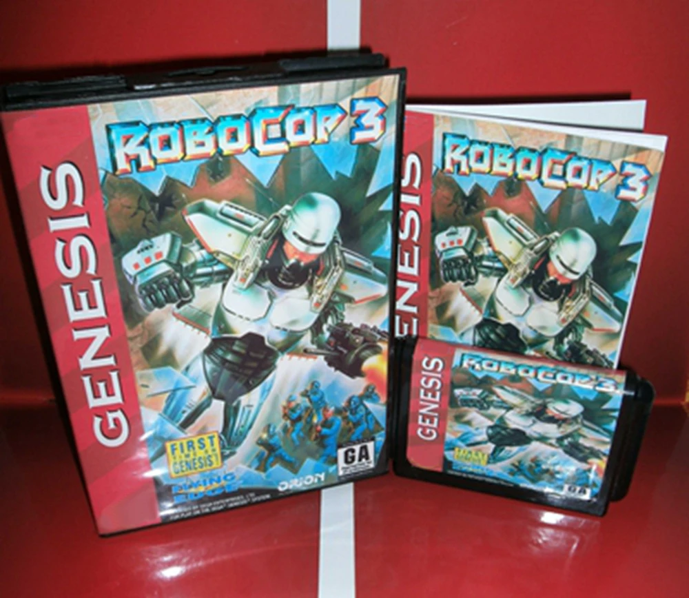 Robocop-3-with-Box-and-Manual-Cartridge-for-16-bit-Sega-MD-game-card ...