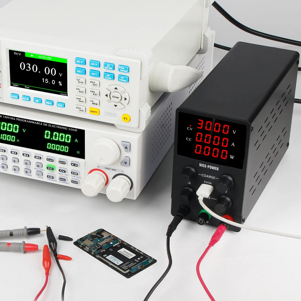 30v 10a Regulated Lab Dc Power Supply Adjustable Laboratory Voltage ...