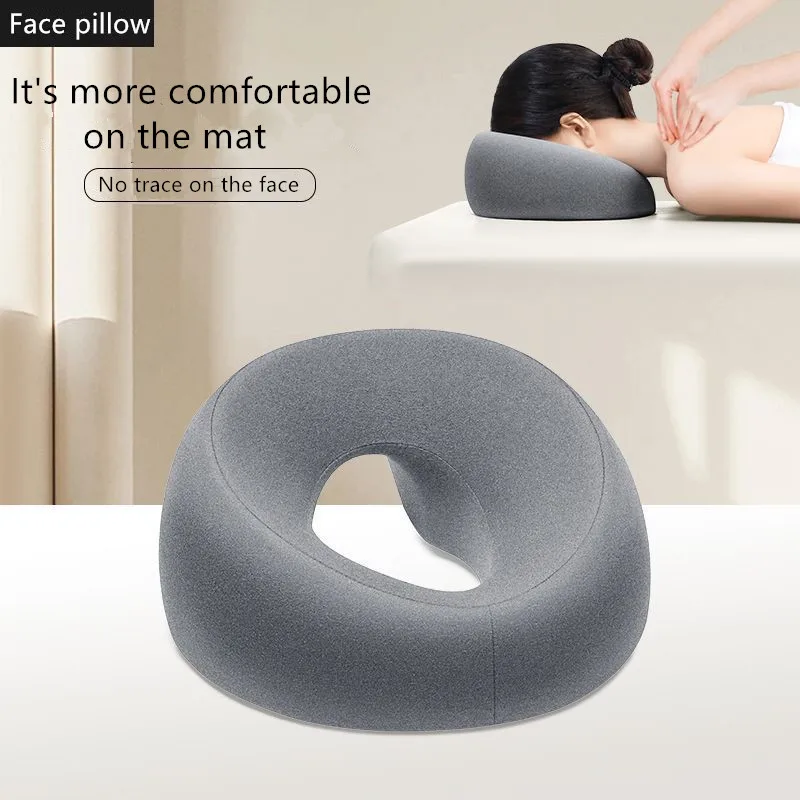 Ergonomics-Lying-Down-Pillow-Memory-Foam-Breathable-Head-Rest-Support ...
