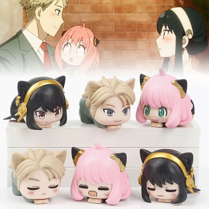 Espi-o-X-Fam-lia-Anya-Figuras-Gato-Kawaii-Yor-Forger-Est-tuas-Bonito ...