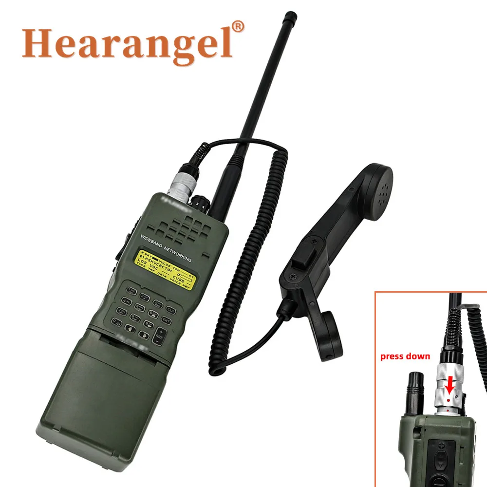 H250 Ptt 6 Pin Handheld Speaker Microphone H250 Tactical Military