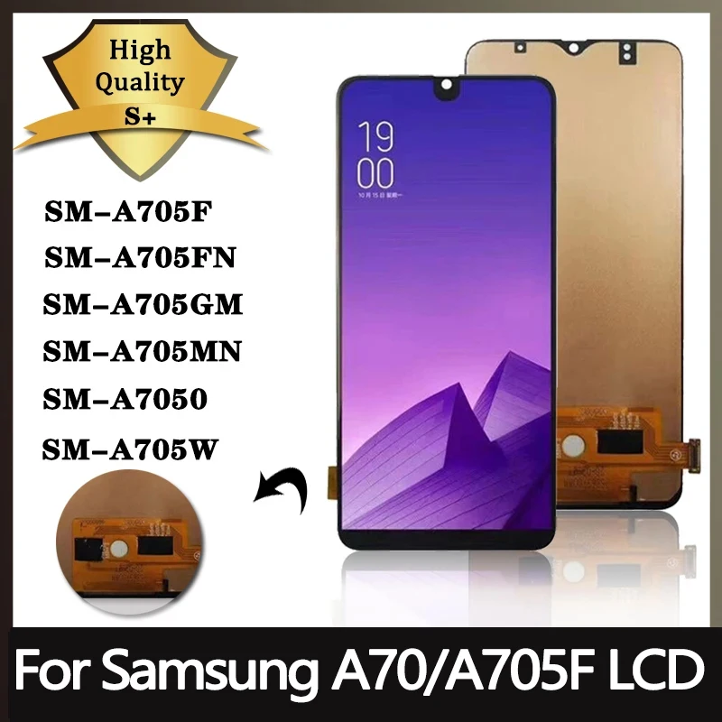 6-7-100-Tested-For-Samsung-A70-LCD-A70-SM-A705F-A705FN-DS-Display-Touch ...
