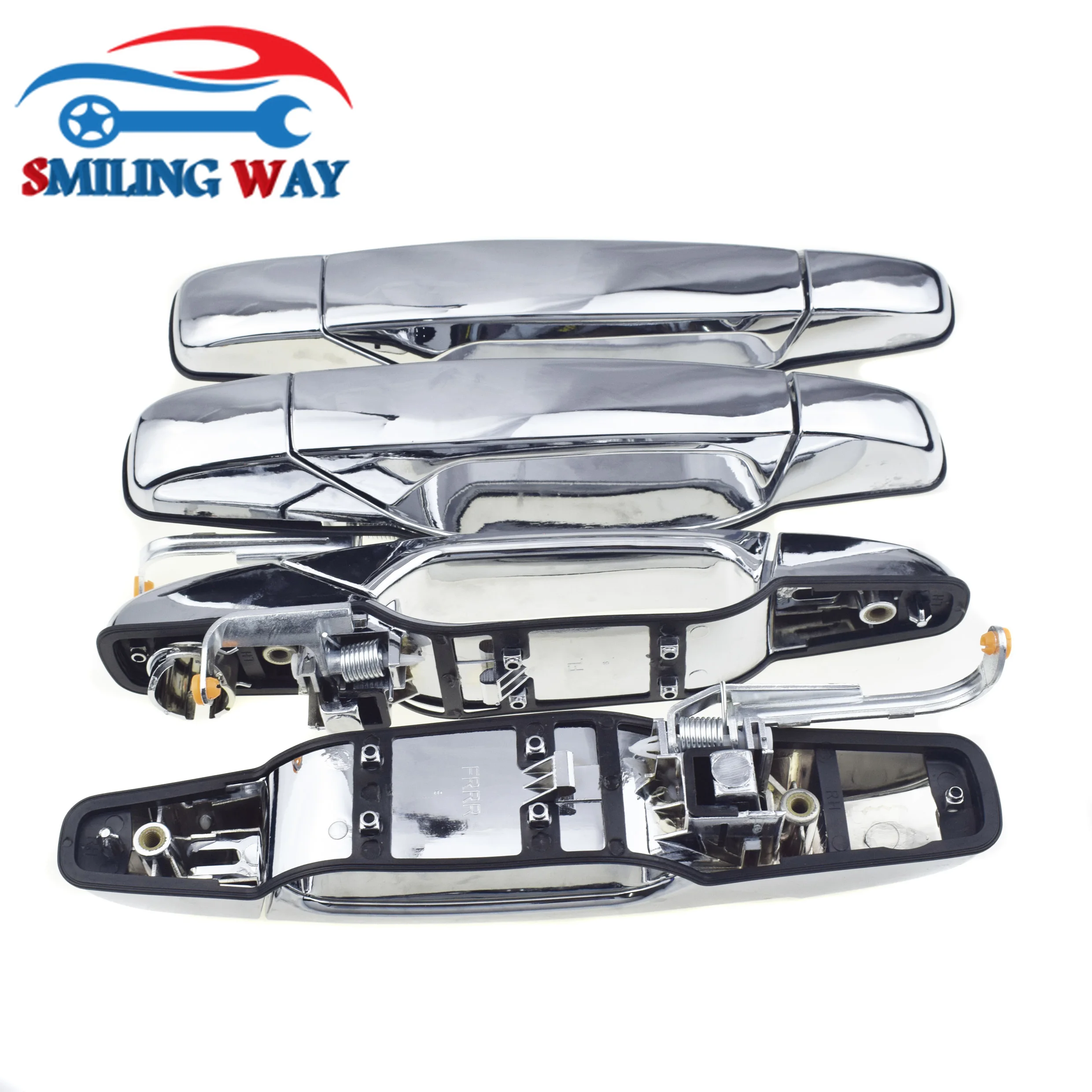 1/2/4 Pc Outside Door Handle Front Rear Left Right For Cadillac GMC ...