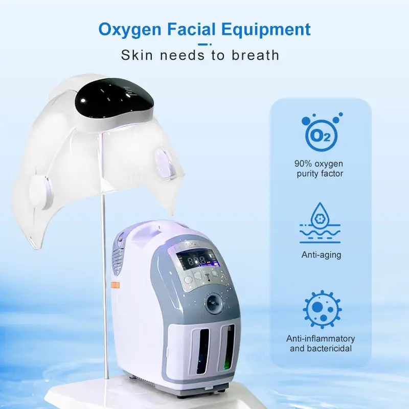 O2toderm-Oxygen-Dome-Facial-Machine-Anti-aging-Led-Face-Care-Beauty ...
