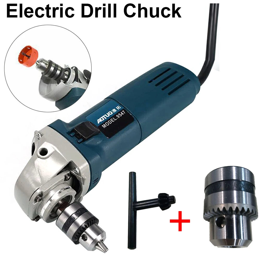 Electric-Angle-Grinder-To-Electric-Drill-Chuck-Drill-Chuck-Metal-Key ...