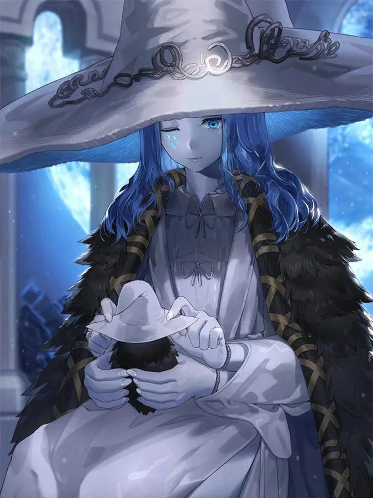 25cm Elden Ring Ranni The Witch Plush Toys Doll Renna Dark Soul Series ...