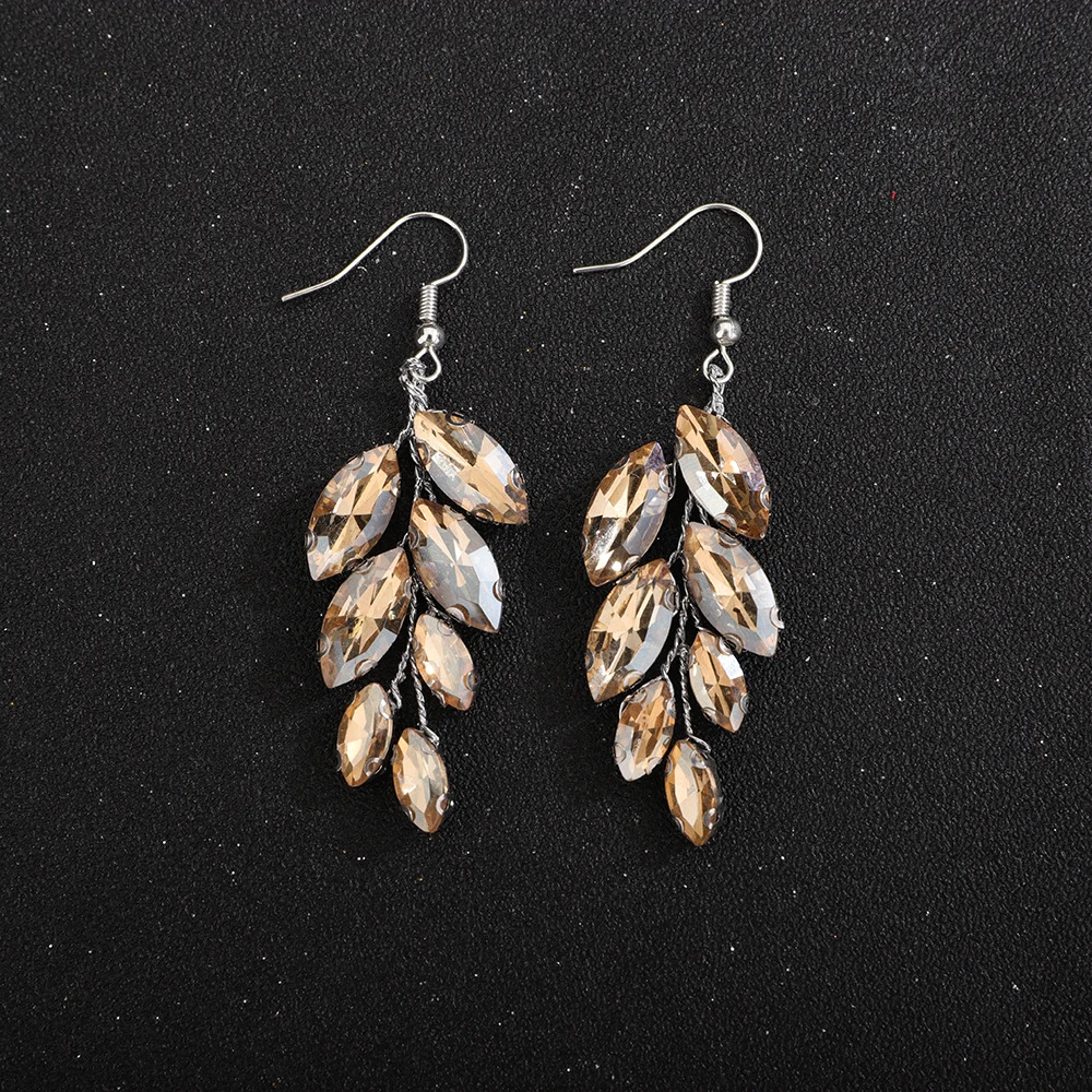 Trendy-Bride-Hanging-Earrings-Gold-Earring-For-Women-Bridal-Decorative ...