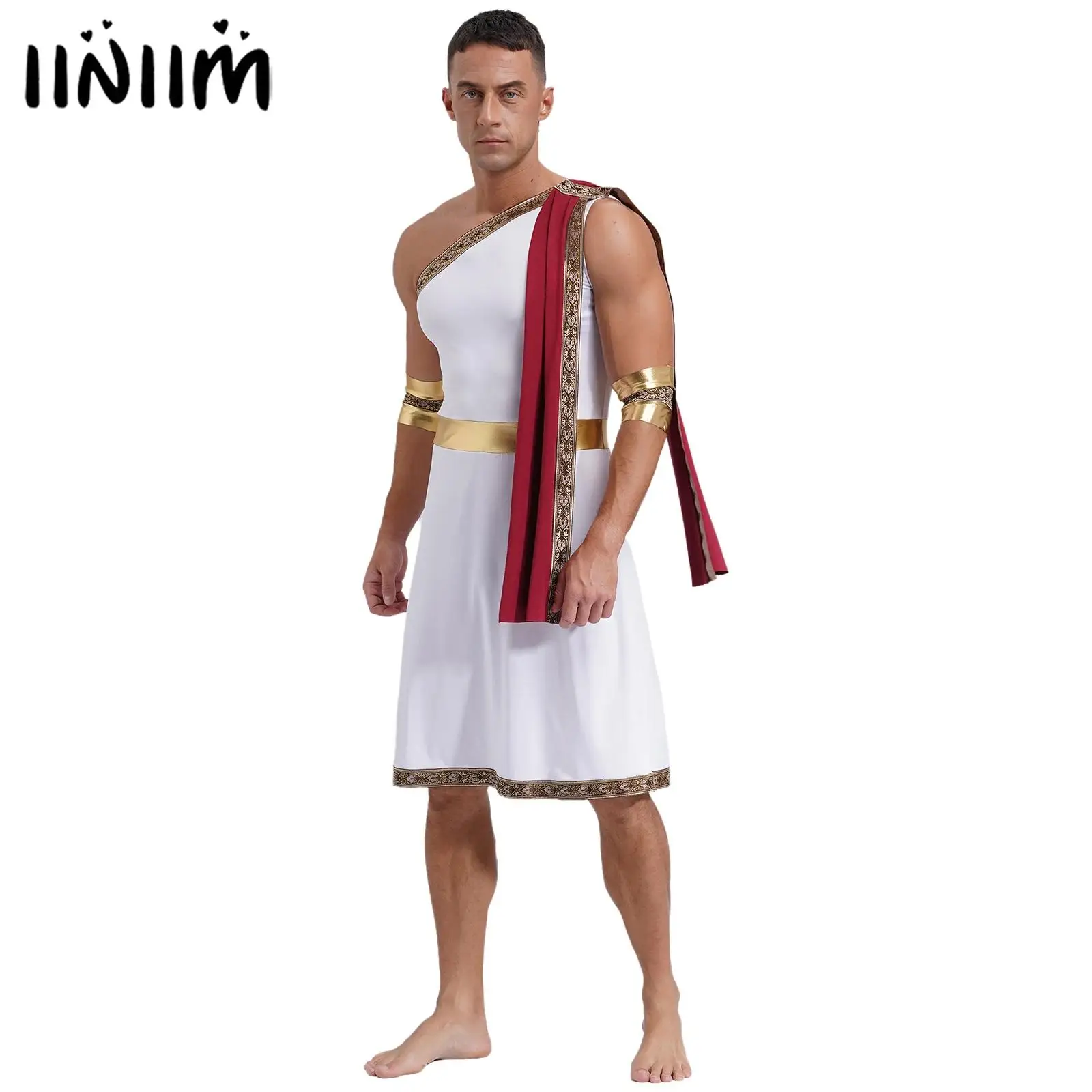 Mens-Ancient-Greek-Toga-Gladiator-Warrior-Cosplay-Costumes-with-Sleeves ...