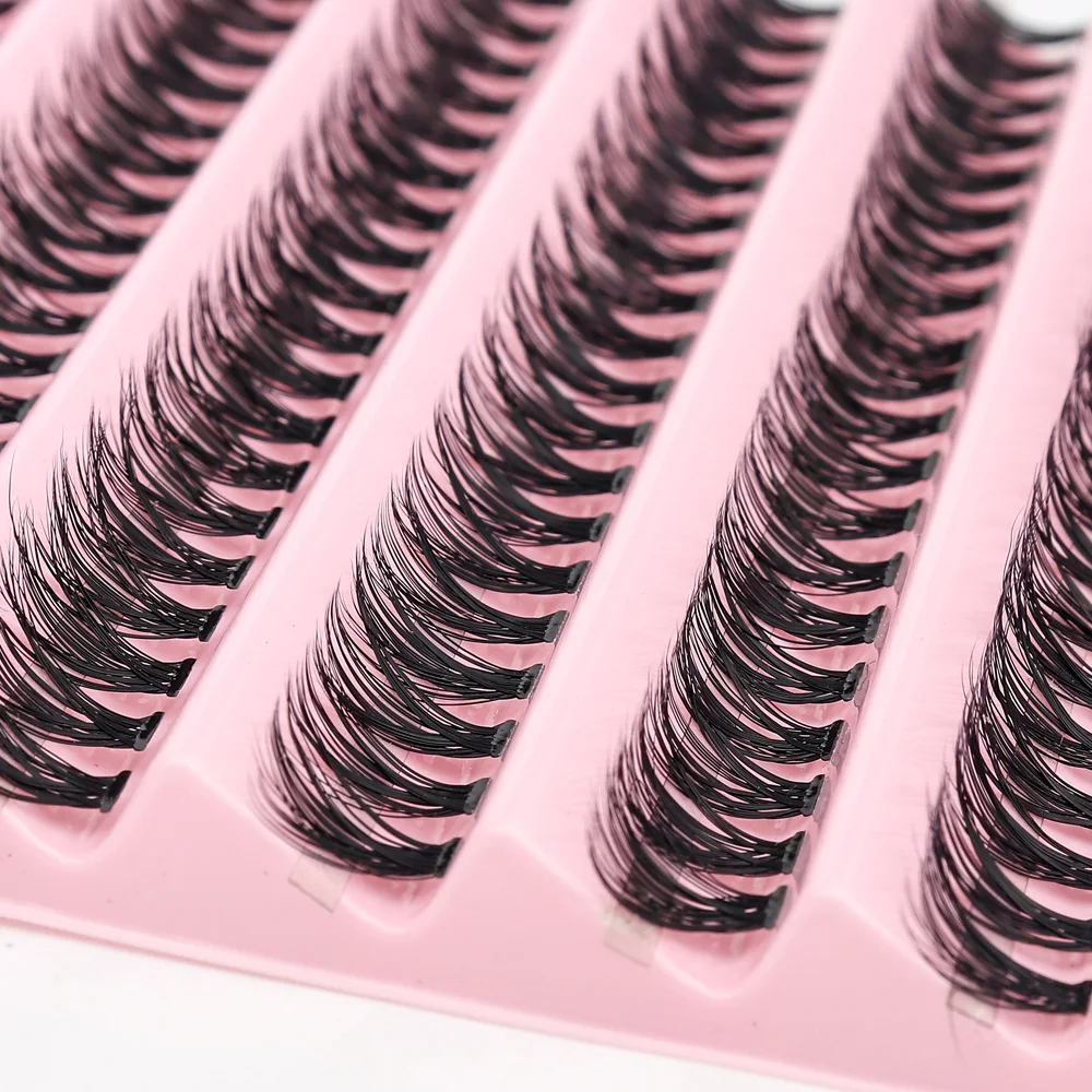 LTWEGO-DIY-Professional-10-Row-Individual-Cluster-False-Lashes-Natural ...