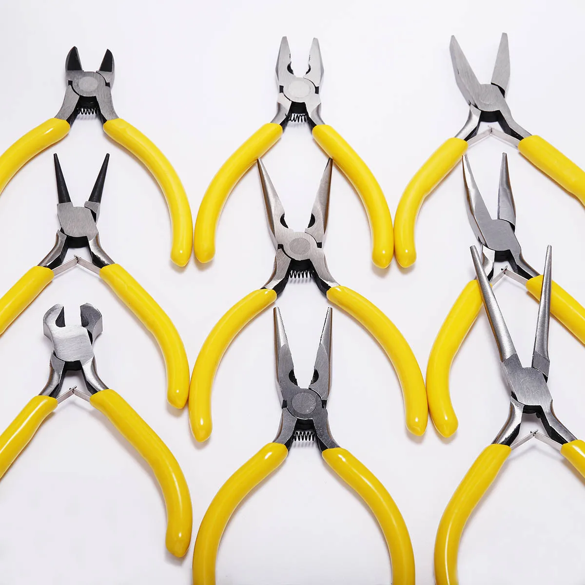 Mini-Pliers-DIY-Small-Jewelry-Tools-5-Inches-Diagonal-Pliers-Round-Bent ...