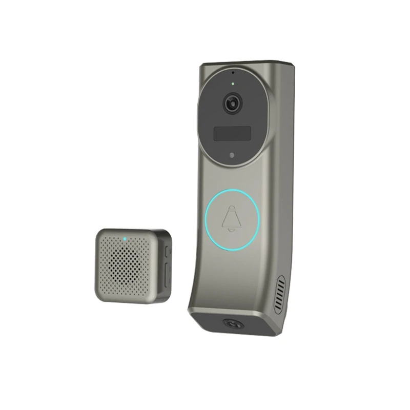 2MP 1080P Dual Lens Wireless WIFI IP Doorbell Video Door Phone Intercom ...