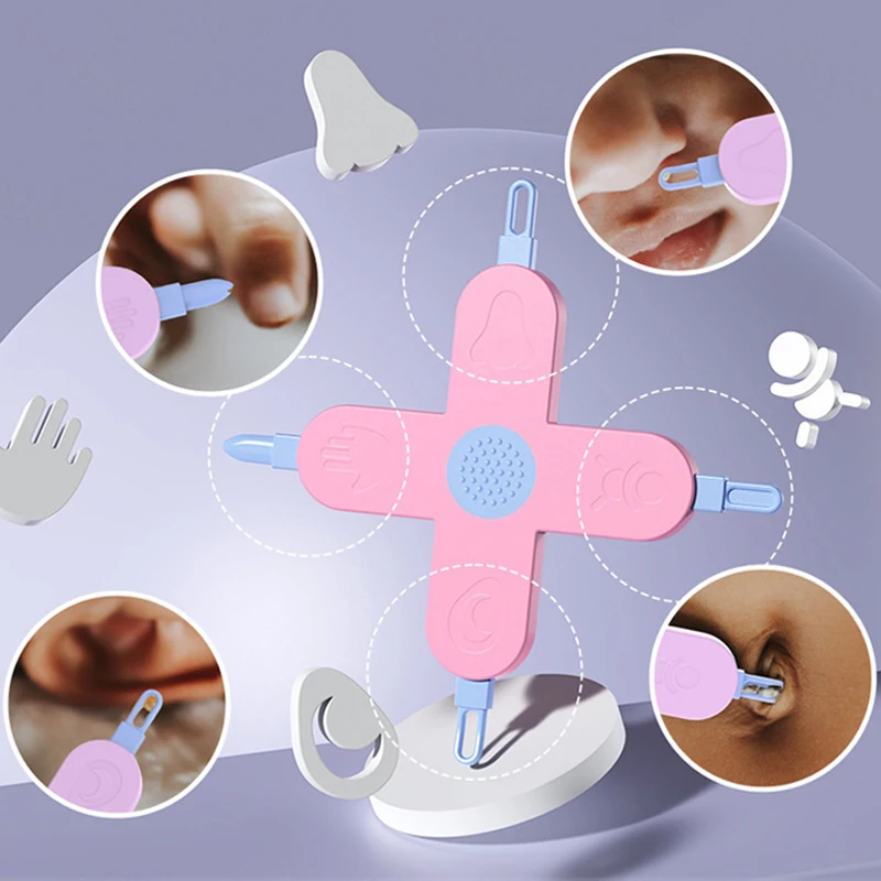 Four-in-One-Care-Gadget-Baby-Dig-Booger-Clip-Infant-Navel-Ear-Nose ...