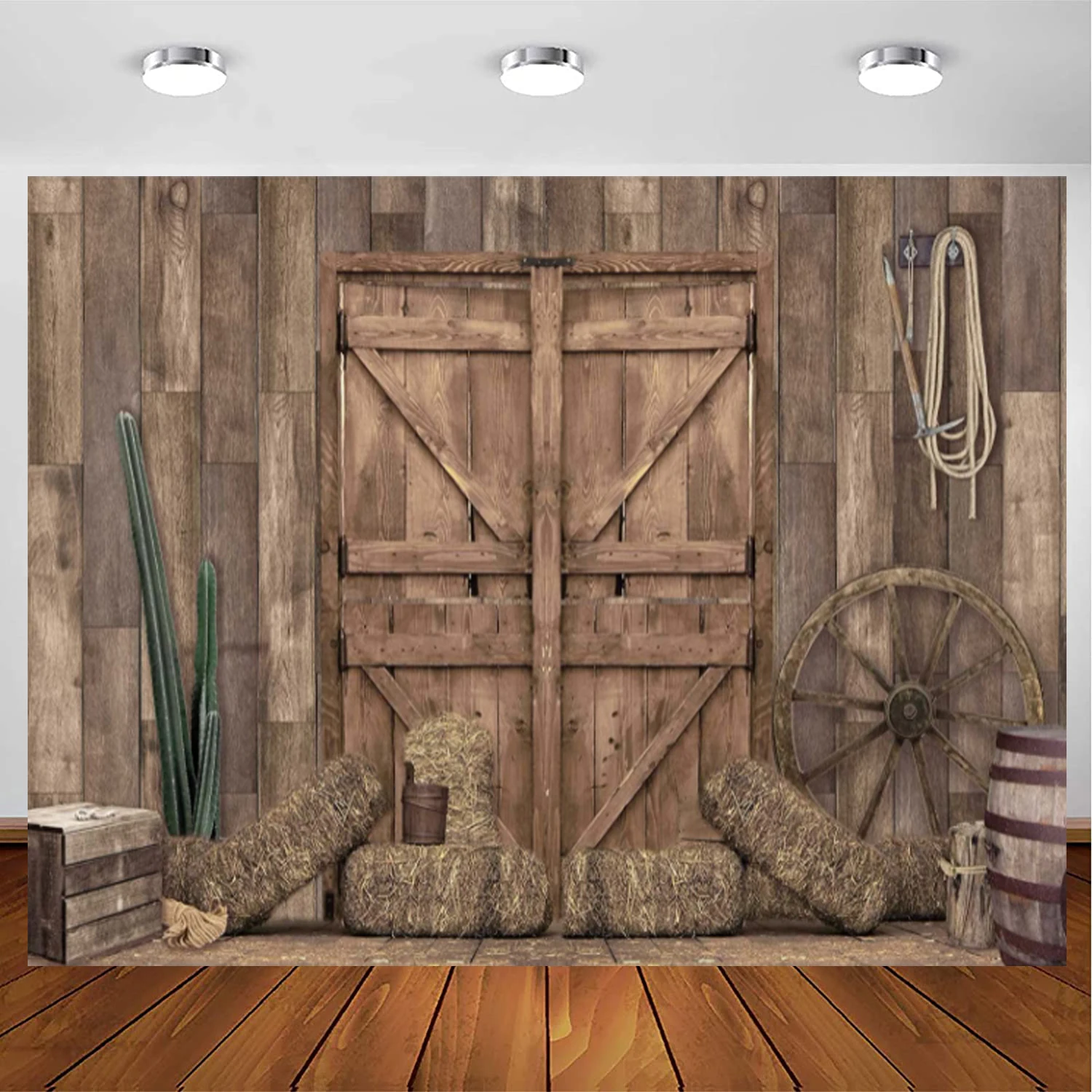 Western Wood Background